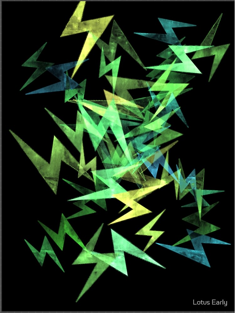 "Lightning strike" Sticker by lotusakihadden | Redbubble