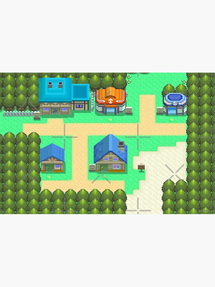 Sandgem Town Map Premium Matte Vertical Poster sold by Doug Melville ...