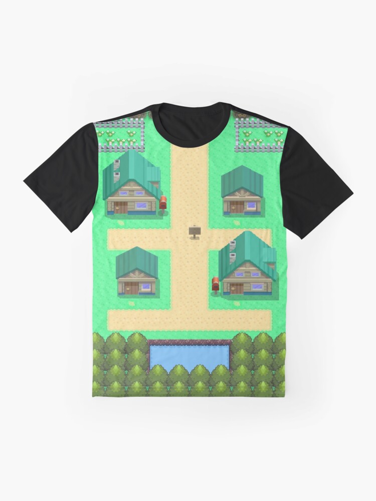 "Twinleaf Town Map" T-shirt for Sale by Biochao | Redbubble | pokemon ...
