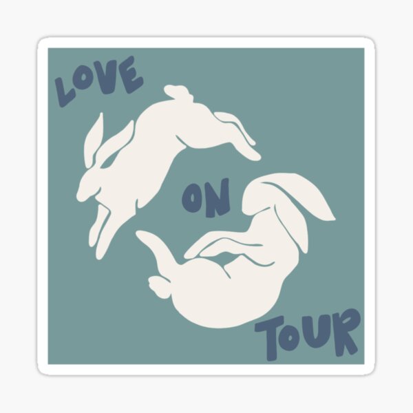 "Love On Tour" Sticker by bellakelly03 | Redbubble