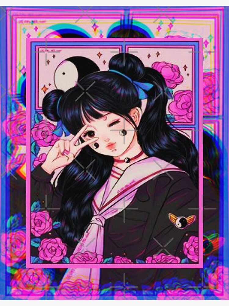 "Hyperpop:Top kawaii anime girls aesthetic designs so cute " Canvas ...