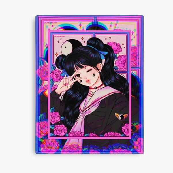"Hyperpop:Top kawaii anime girls aesthetic designs so cute " Canvas ...
