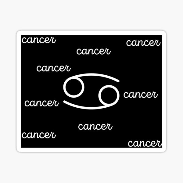 "Cancer star sign" Sticker for Sale by CreaTyni | Redbubble