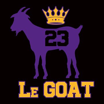"LeBron James - LeGOAT" Sticker by AYA-Design | Redbubble