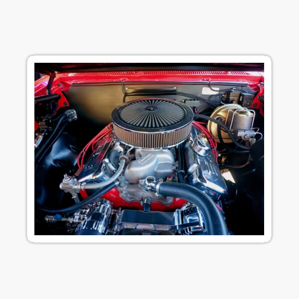 "Big Block Engine" Sticker for Sale by tvlgoddess2 | Redbubble