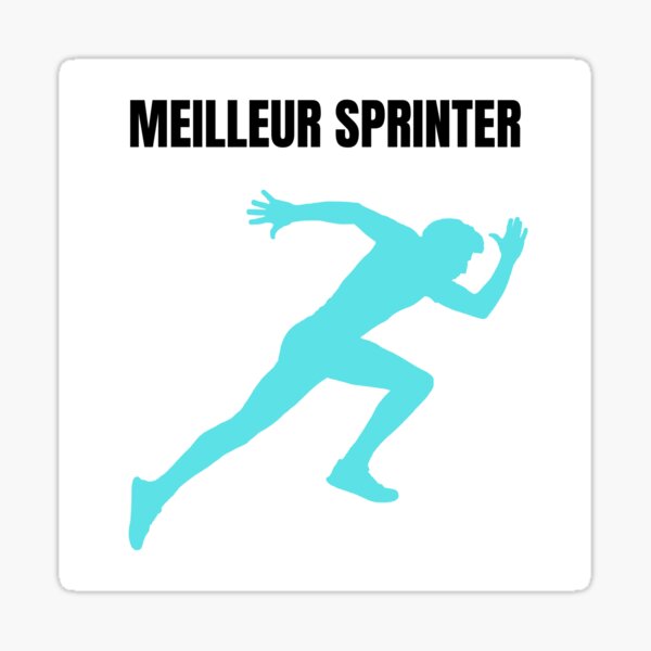 "best sprinter" Sticker for Sale by shadowghost972 | Redbubble