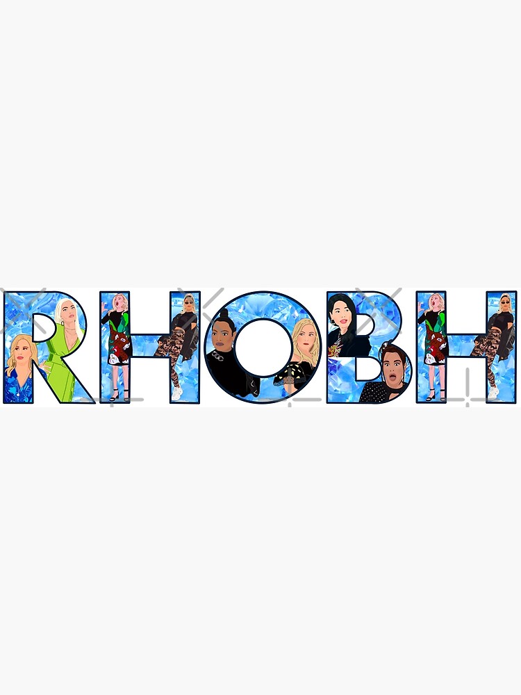 "The Real Housewives of Beverly Hills RHOBH Cast Initials" Photographic ...