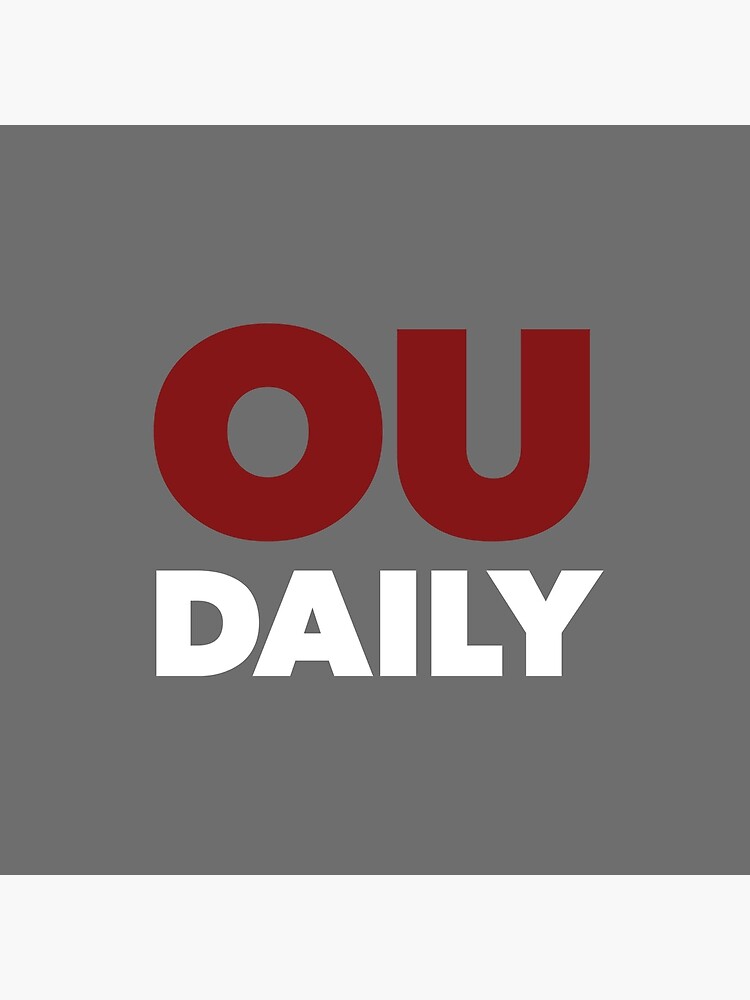 Póster «Logotipo de dos tonos de OU Daily» de OU-Daily-Merch | Redbubble