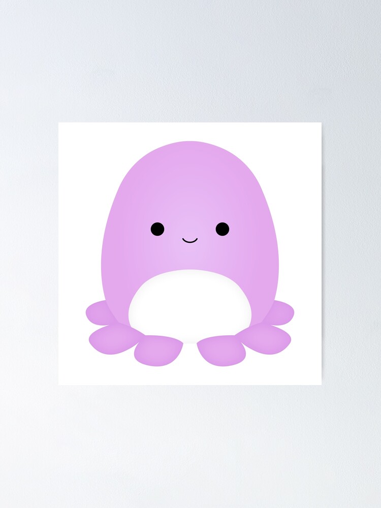 "Squishmallow Octopus - Violet" Poster for Sale by nahkohl | Redbubble