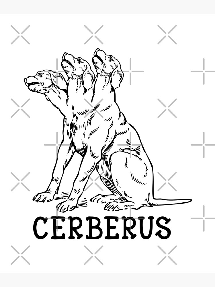 "Cerberus Dog " Poster for Sale by TheSpraypaint | Redbubble