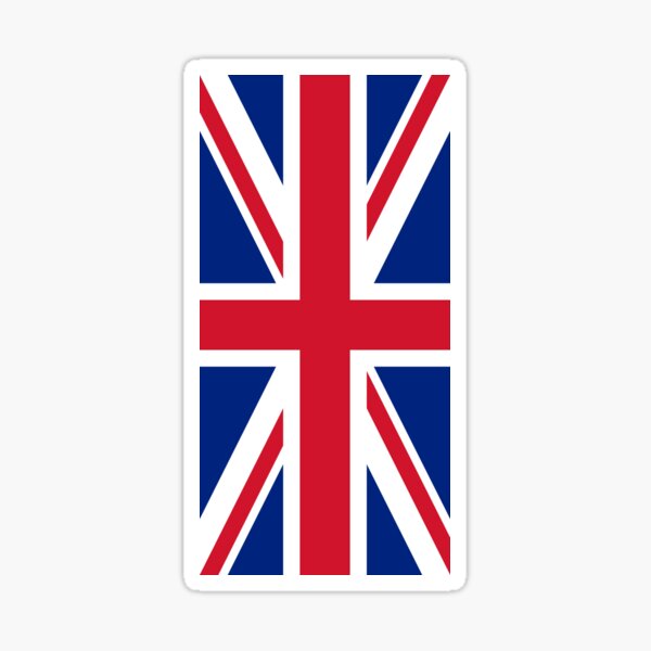 "United Kingdom flag" Sticker by osni-oliver | Redbubble