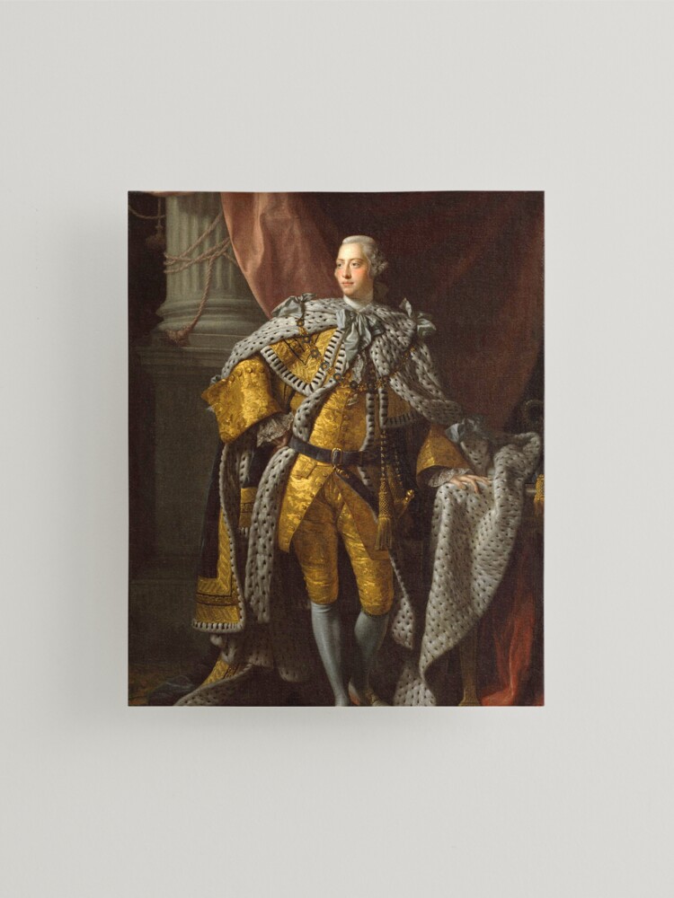 "King George III In Coronation Robes Allan Ramsay 1900" Mounted Print ...