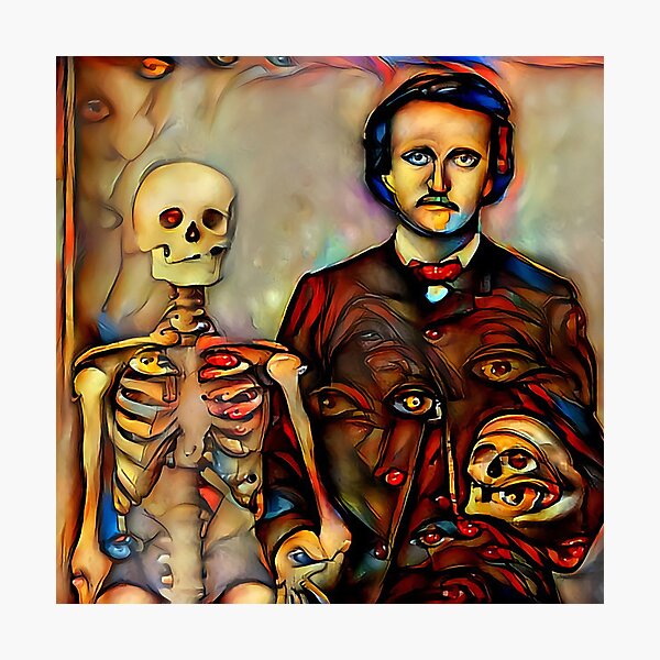 "Edgar Allan Poe verabredet sich 20200423 quadrat" Fotodruck von ...