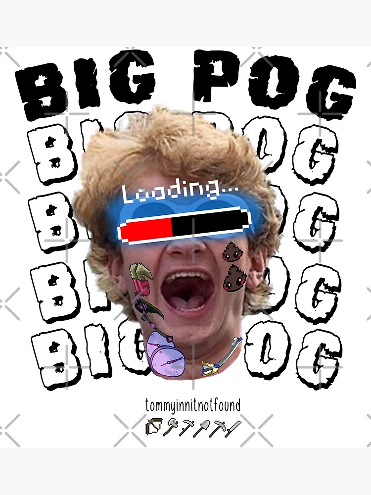 "tommyinnit big pog" Poster for Sale by 9chaa | Redbubble