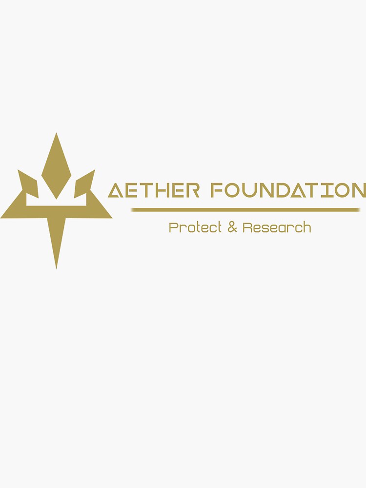 "Aether Foundation" Sticker for Sale by AoArisu | Redbubble