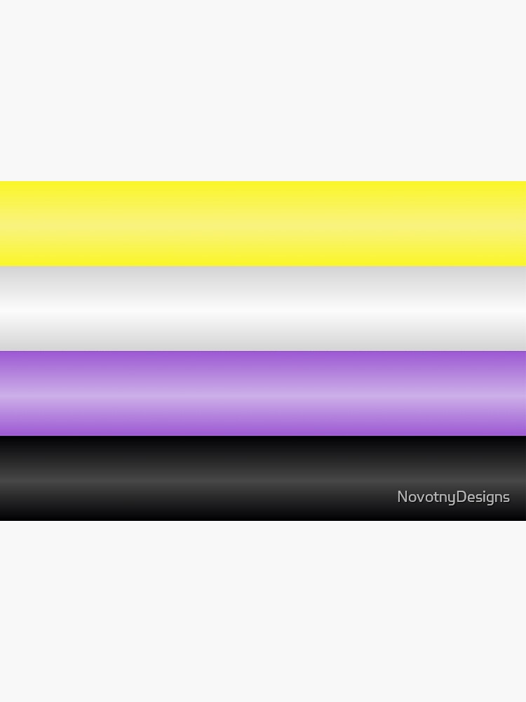 "Non-Binary Pride Flag" Poster for Sale by NovotnyDesigns | Redbubble