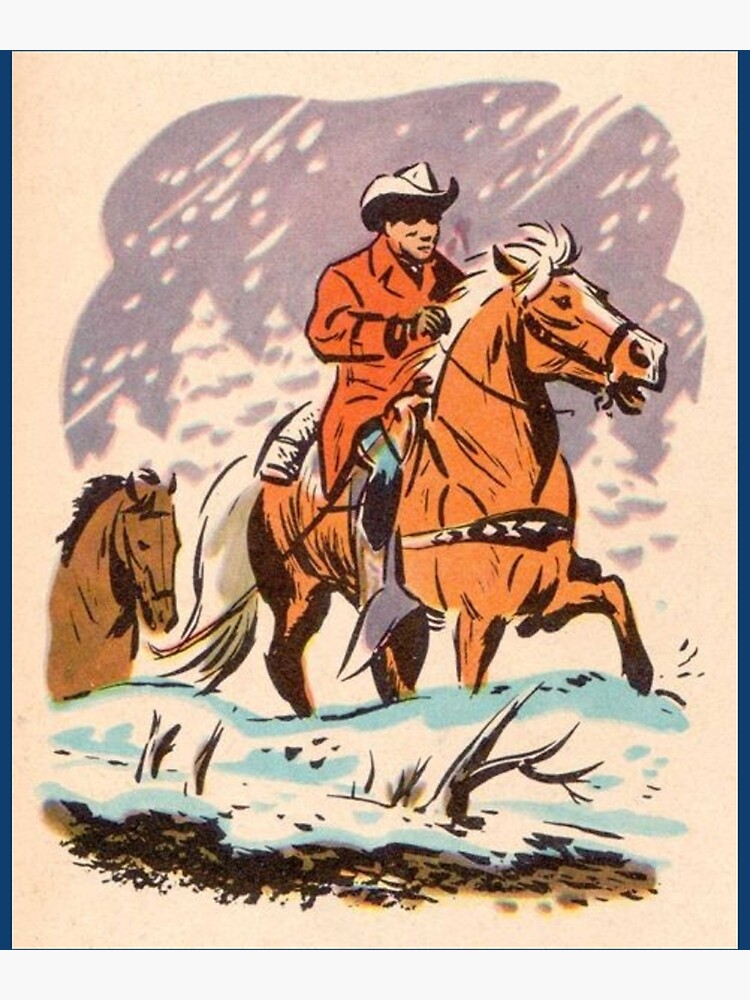 "Vintage Cowboy Comics " Poster for Sale by CHURCHIL-Brs | Redbubble