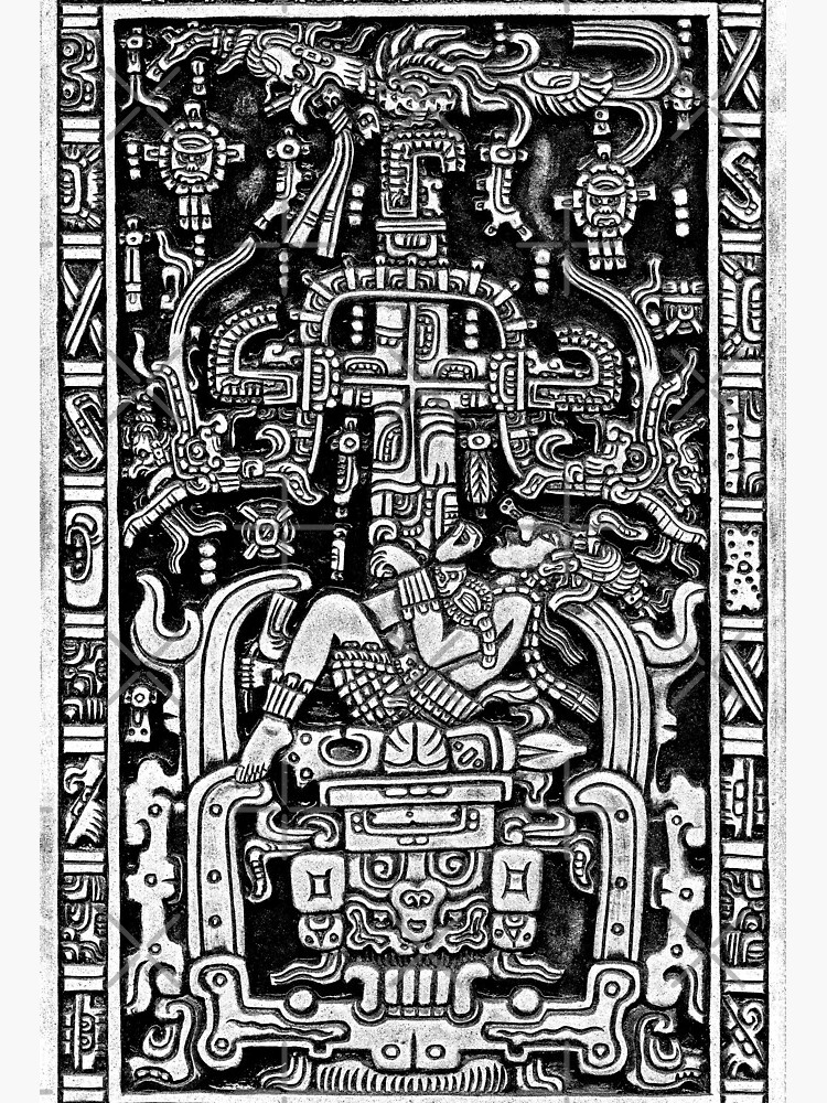 Mayan Astronaut Drawing