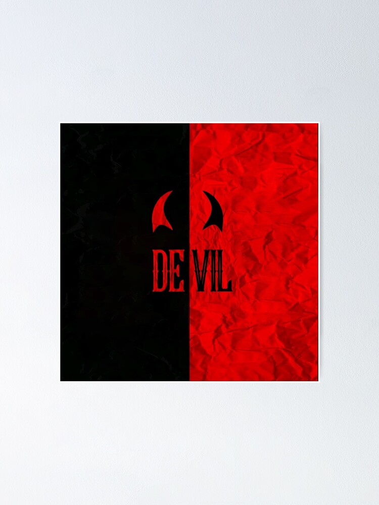 "Devil " Poster for Sale by DegnWorld | Redbubble