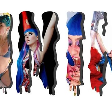 "ashnikko" Sticker for Sale by rachelb535 | Redbubble