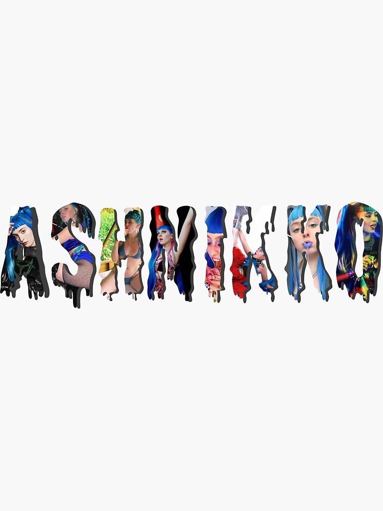 "ashnikko" Sticker for Sale by rachelb535 | Redbubble