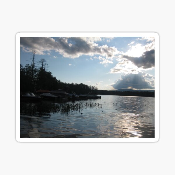 "Dock by the Lake" Sticker by br00ke-stickers | Redbubble