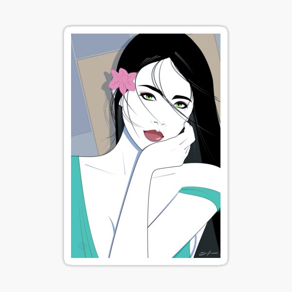 "JADE" Sticker for Sale by Ron Santiano | Redbubble