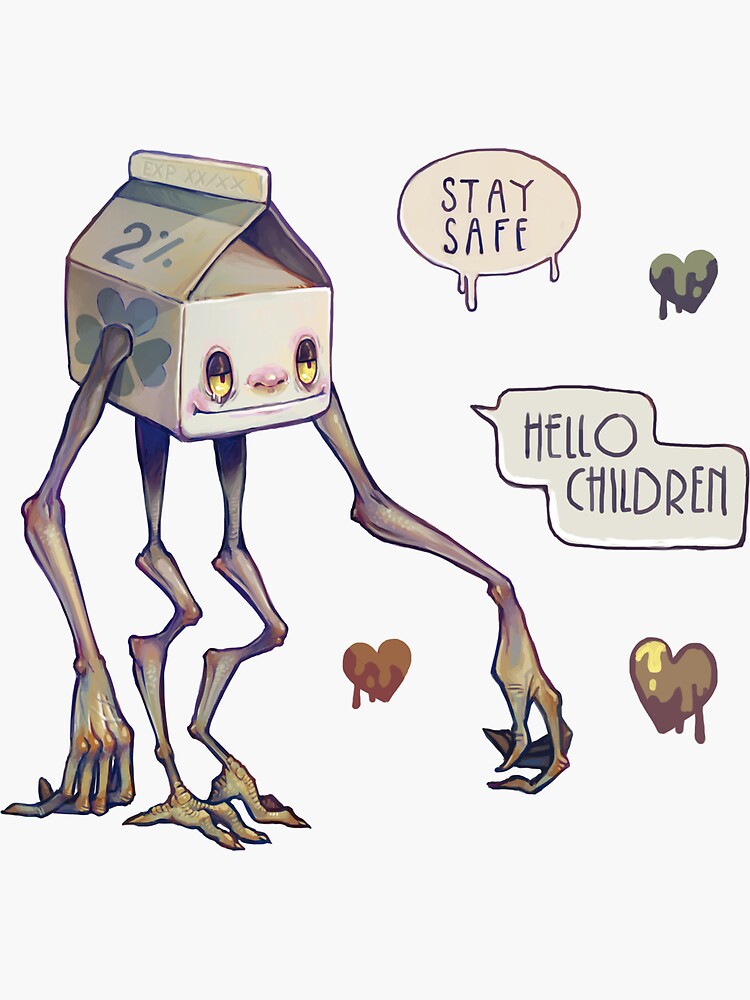 "The Milkwalker Comes" Sticker for Sale by rejam | Redbubble