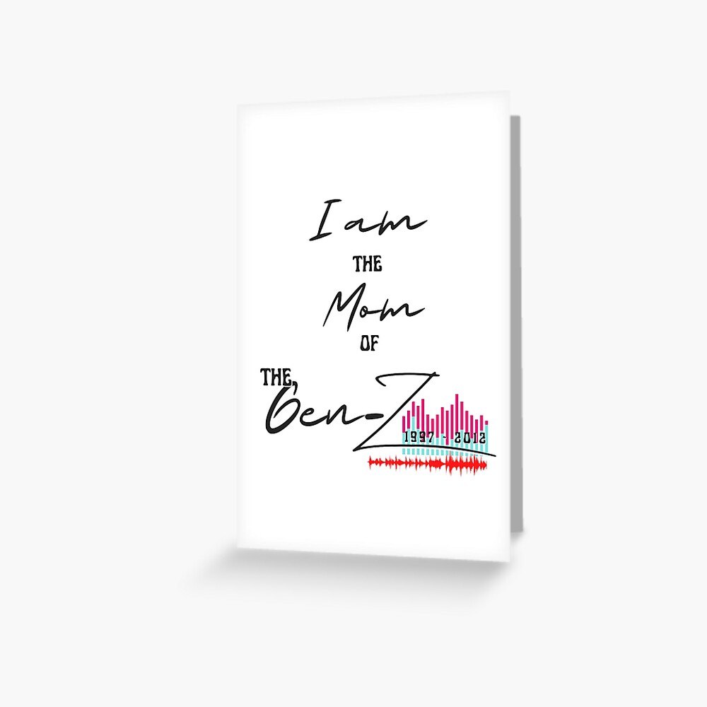 Gen Z Generation Z Greeting Card For Sale By Beatyinchaos Redbubble