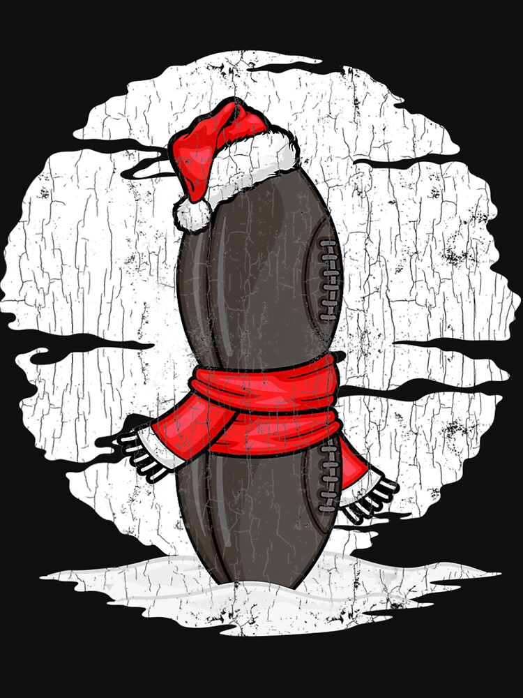 "Funny Christmas Rugby Player" T-shirt for Sale by HannaFuhrmann ...