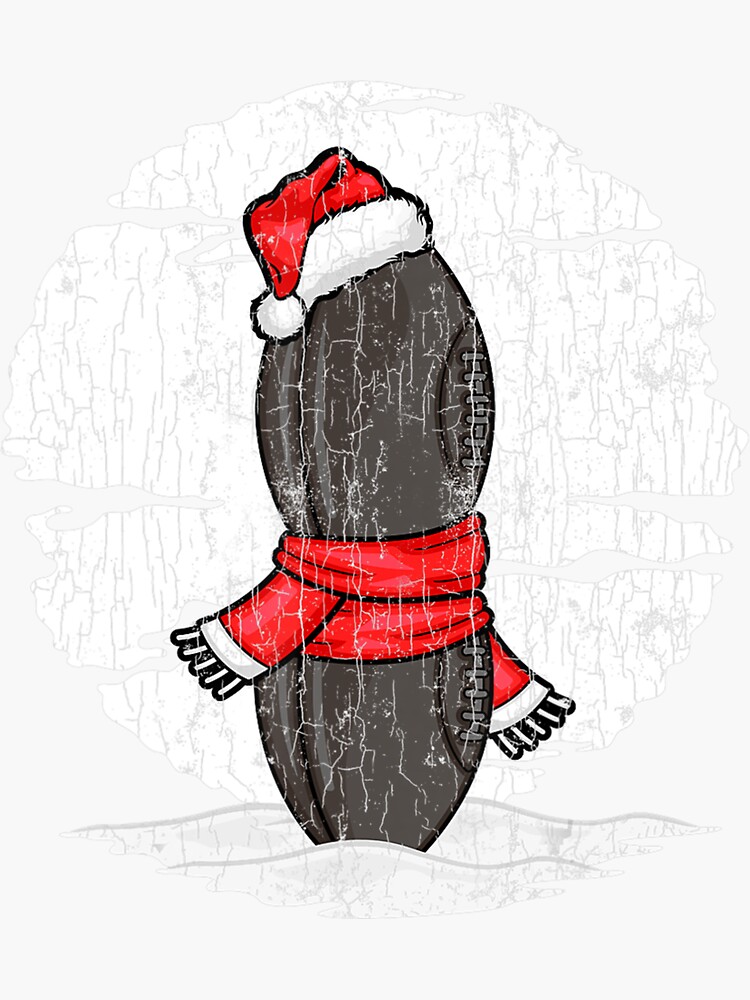 "Funny Christmas Rugby Player" Sticker for Sale by HannaFuhrmann ...