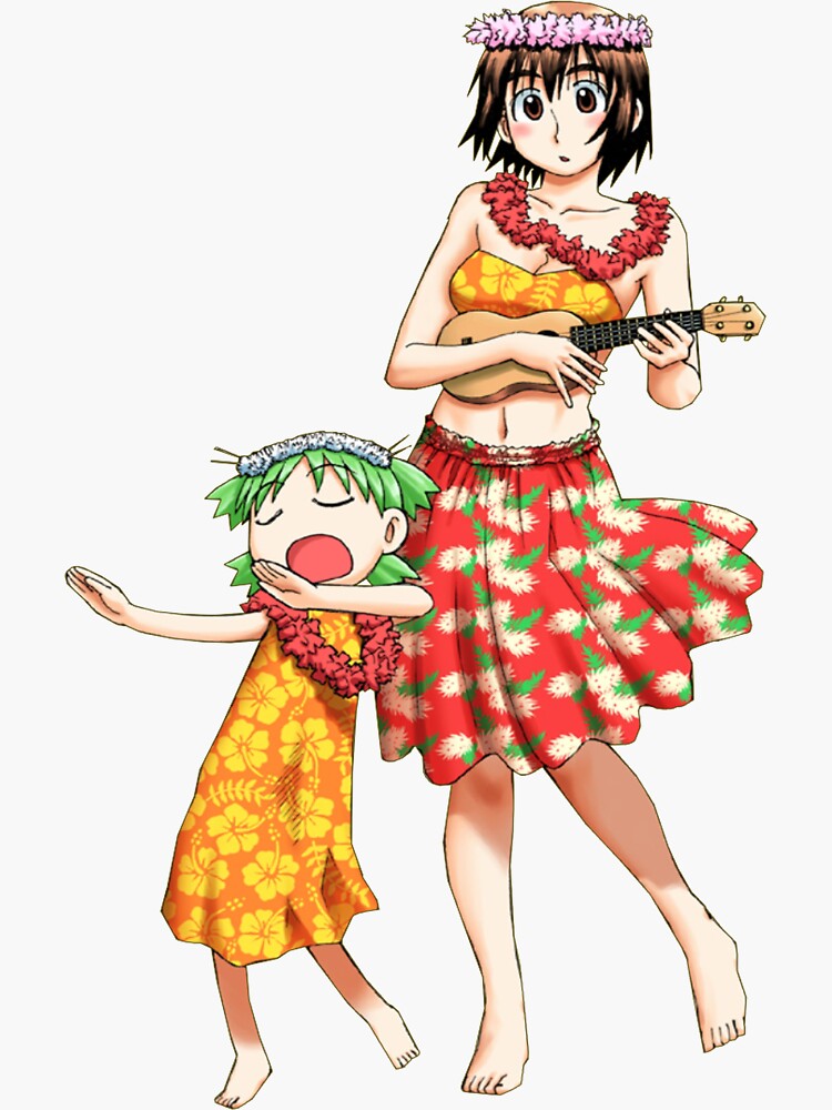 "Yotsuba & Fuuka" Sticker for Sale by trichoplax | Redbubble
