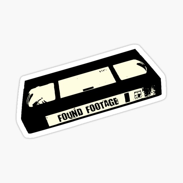 "found footage videotape" Sticker for Sale by WonderWorkshop | Redbubble