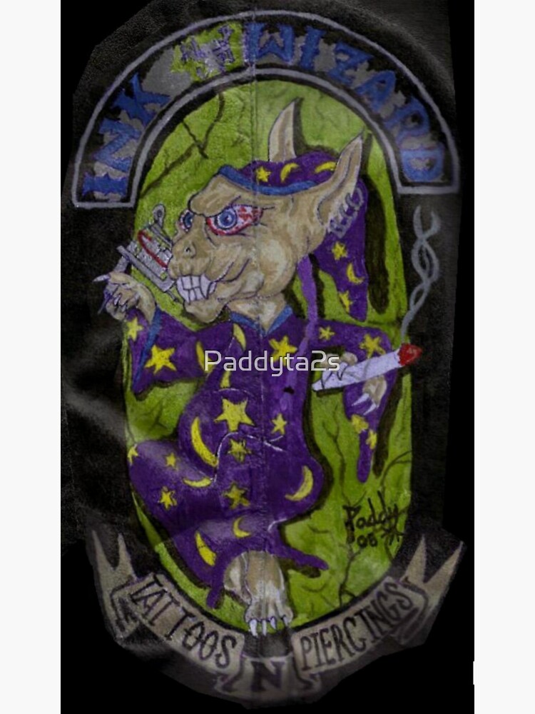 "Ink Wizard Logo" Sticker for Sale by Paddyta2s | Redbubble