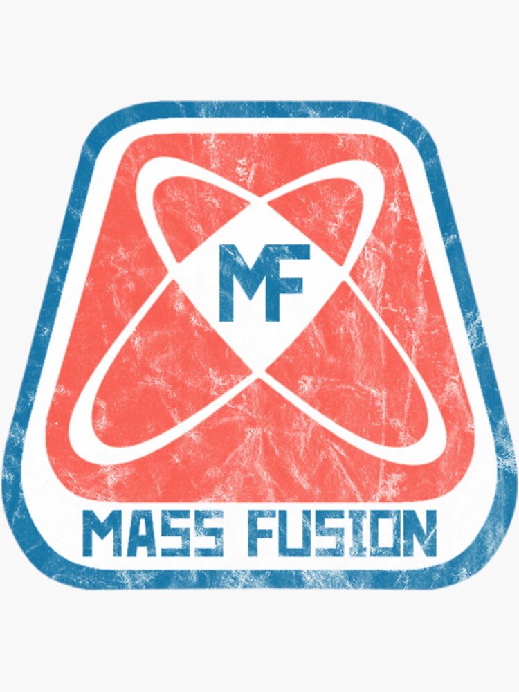 "Vintage Mass Fusion" Sticker by PartySparkles | Redbubble