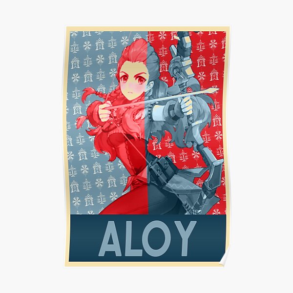 "Aloy Hope Banner - Genshin Impact" Poster by HandyBrandy | Redbubble