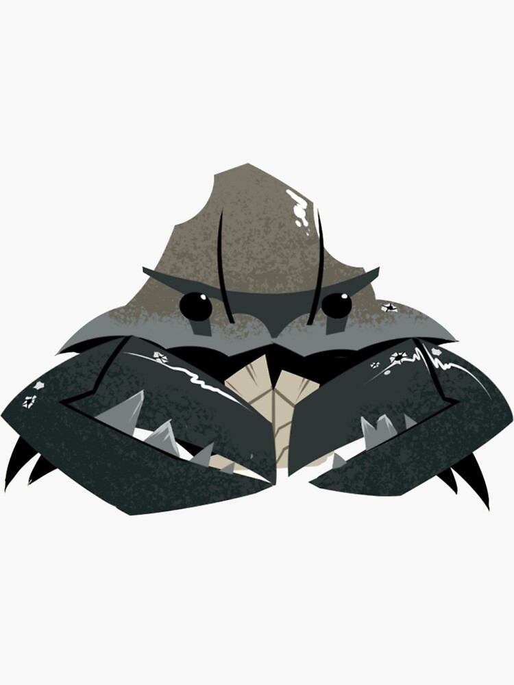 "Mudcrab" Sticker for Sale by spartan4279 | Redbubble