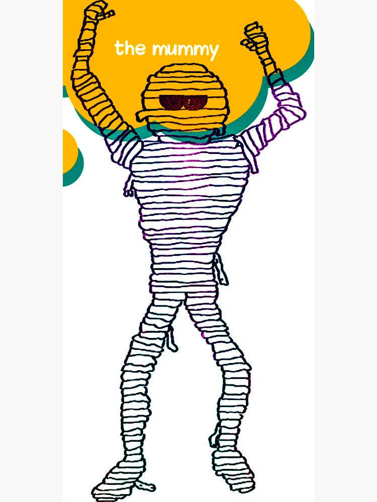 "The mummy " Sticker by FastonaEgroup | Redbubble