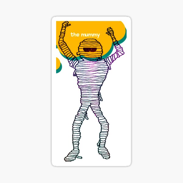 "The mummy " Sticker by FastonaEgroup | Redbubble