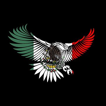 Mexican Flag Eagle Art
