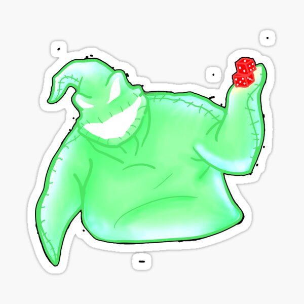 "Oogie Boogie Illustration" Sticker by IdrisRose | Redbubble