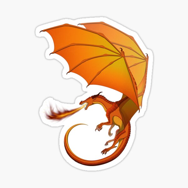 "Wings of Fire - Peril" Sticker for Sale by TheDragonReborn | Redbubble