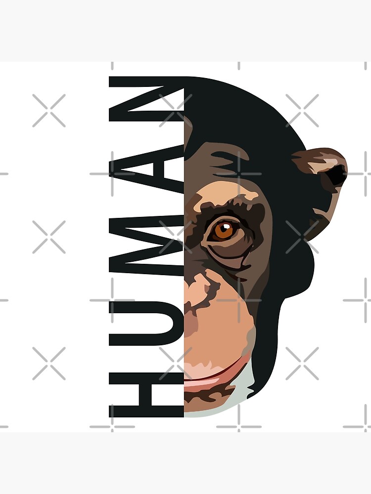"My halloween human monkey drawing " Poster for Sale by Blondiabshop ...