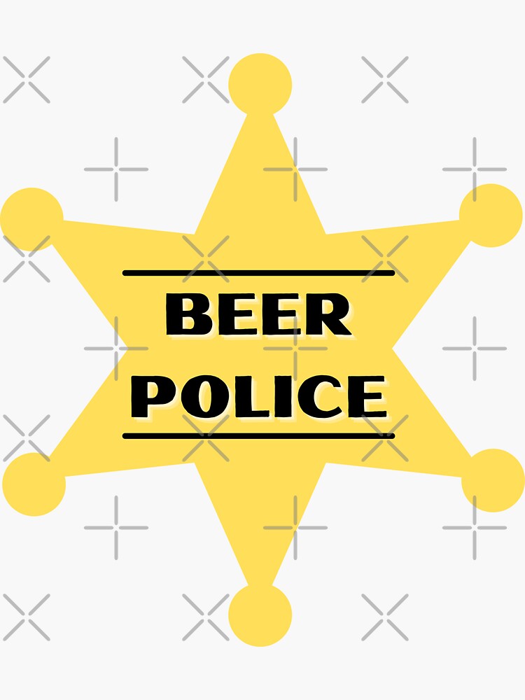 "Beer Police - Funny Beer Puns - Gift for Beer Lovers who like alcohol ...