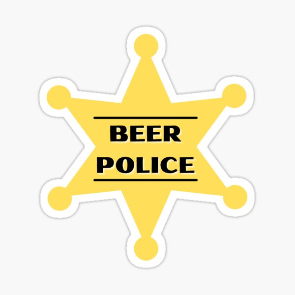 "Beer Police - Funny Beer Puns - Gift for Beer Lovers who like alcohol ...