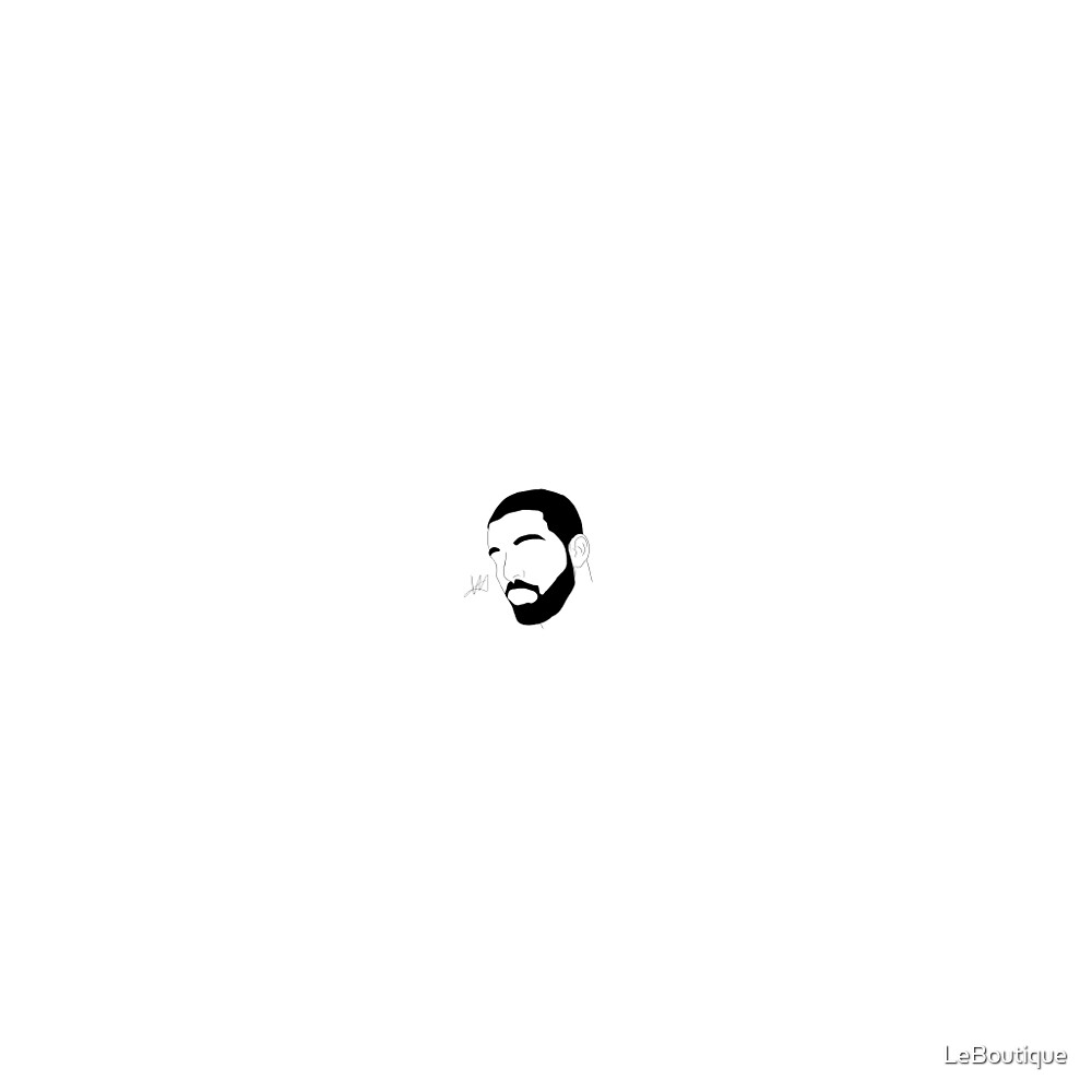 "Drake Outline " by LeBoutique | Redbubble