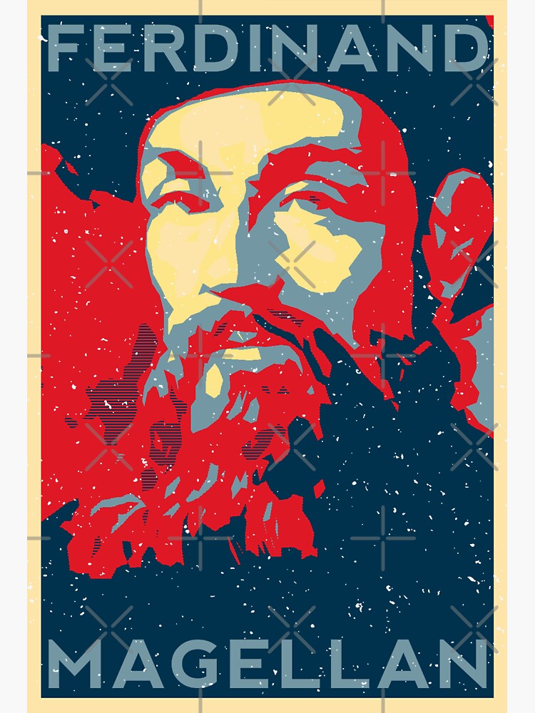 "Ferdinand Magellan Poster Print" Sticker for Sale by Parag-Travels ...