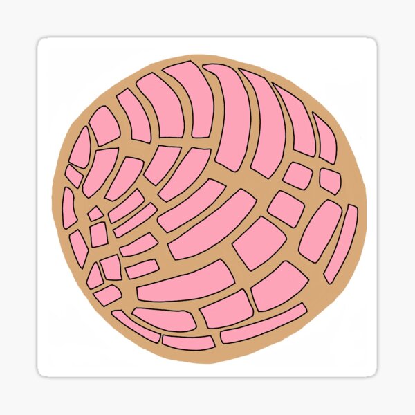 "Pink Concha" Sticker for Sale by yocelynn | Redbubble