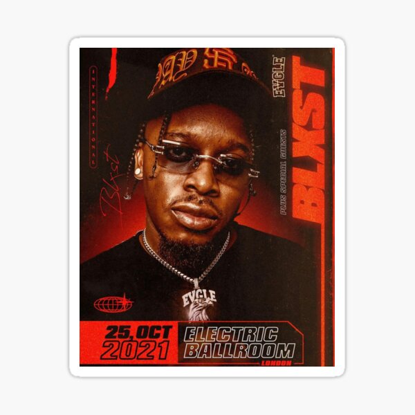 "Blxst Merch" Sticker for Sale by dnmt15 | Redbubble
