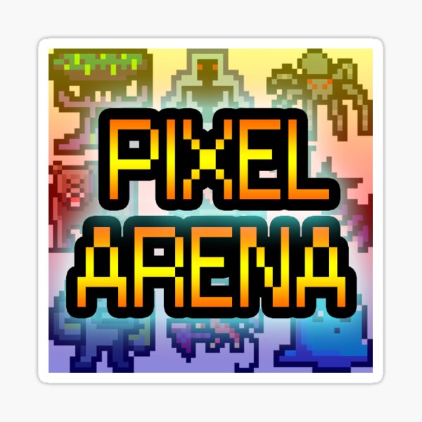 "Pixel Arena Icon" Sticker by PixelArenaShop | Redbubble